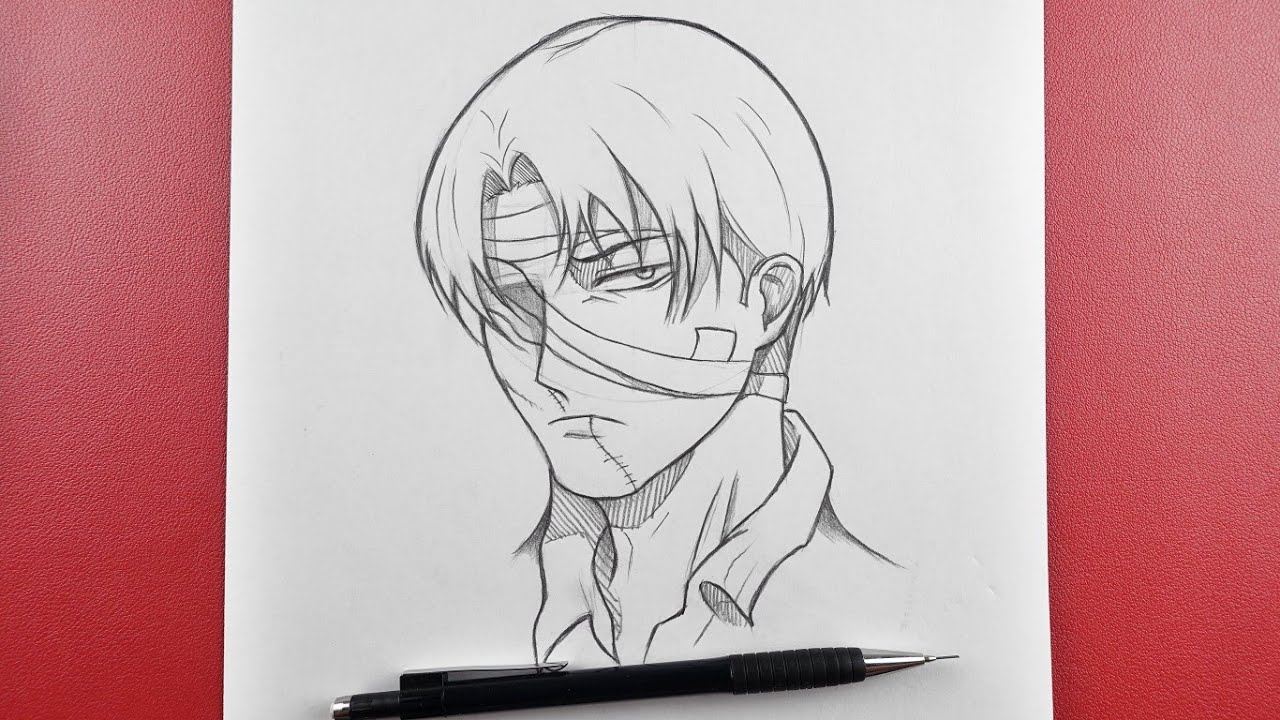 how to draw levi ackerman | from last seasons for Attack on Titan ...