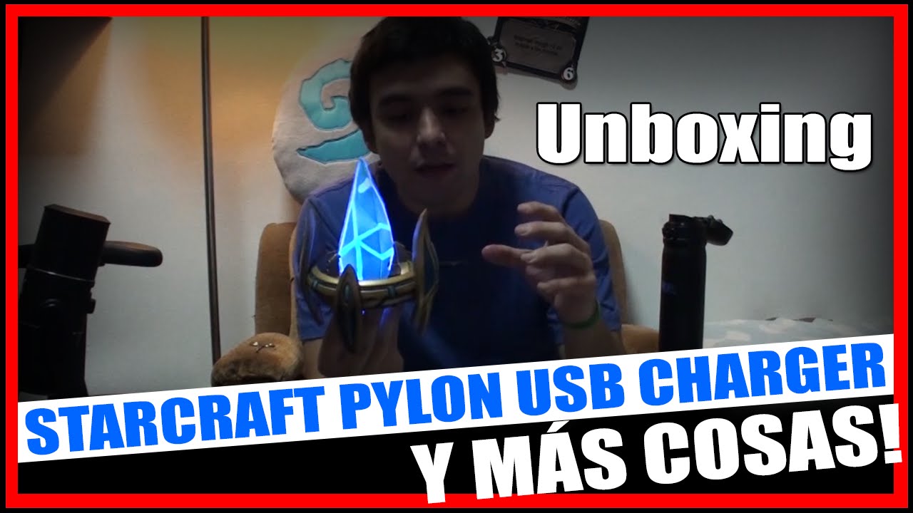 UNBOXING: Starcraft Pylon Charger y más cosas de Blizzard! - YouTube