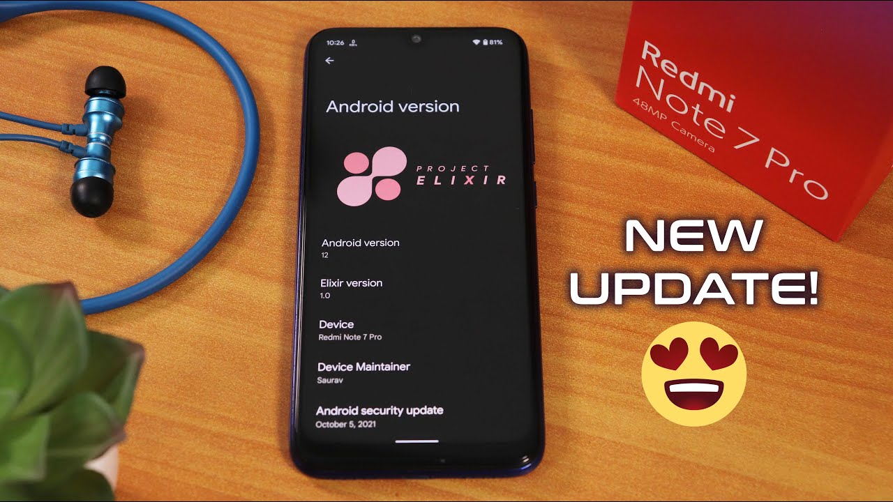 Project Elixir New Update is Amazing On Redmi Note 7 Pro! [30/10/2021 Build] - YouTube