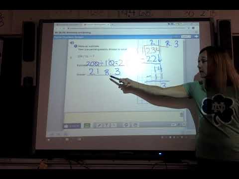 EDM fifth grade 2-11 Partial-Quotients Division - YouTube