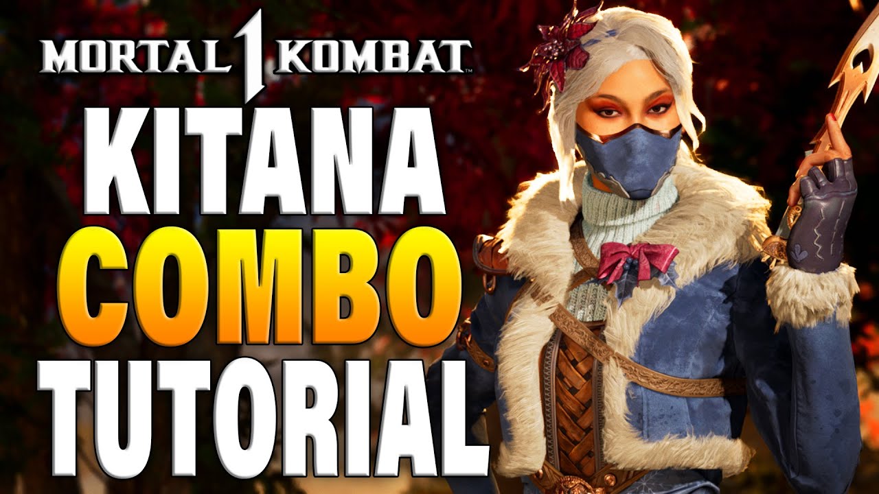 Mortal Kombat 1 KITANA Combos - Mortal Kombat 1 KITANA Combo Tutorial - YouTube