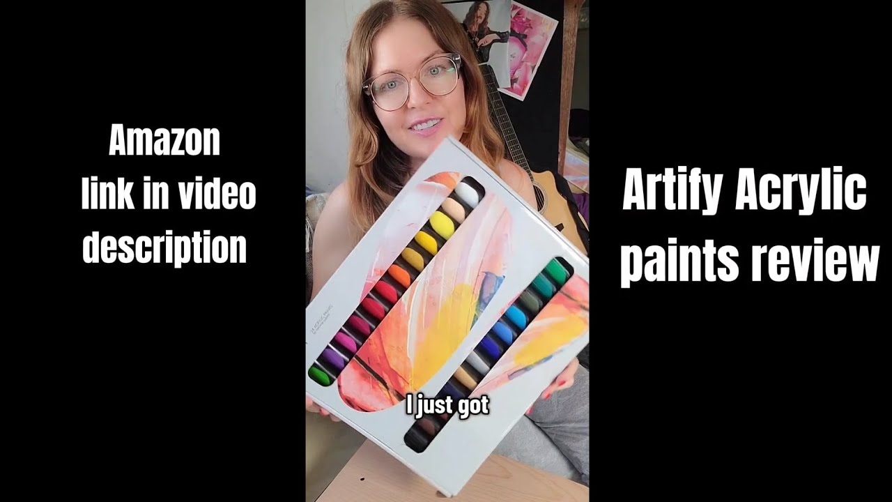 Acrylic paints review with Amazon purchase link - YouTube