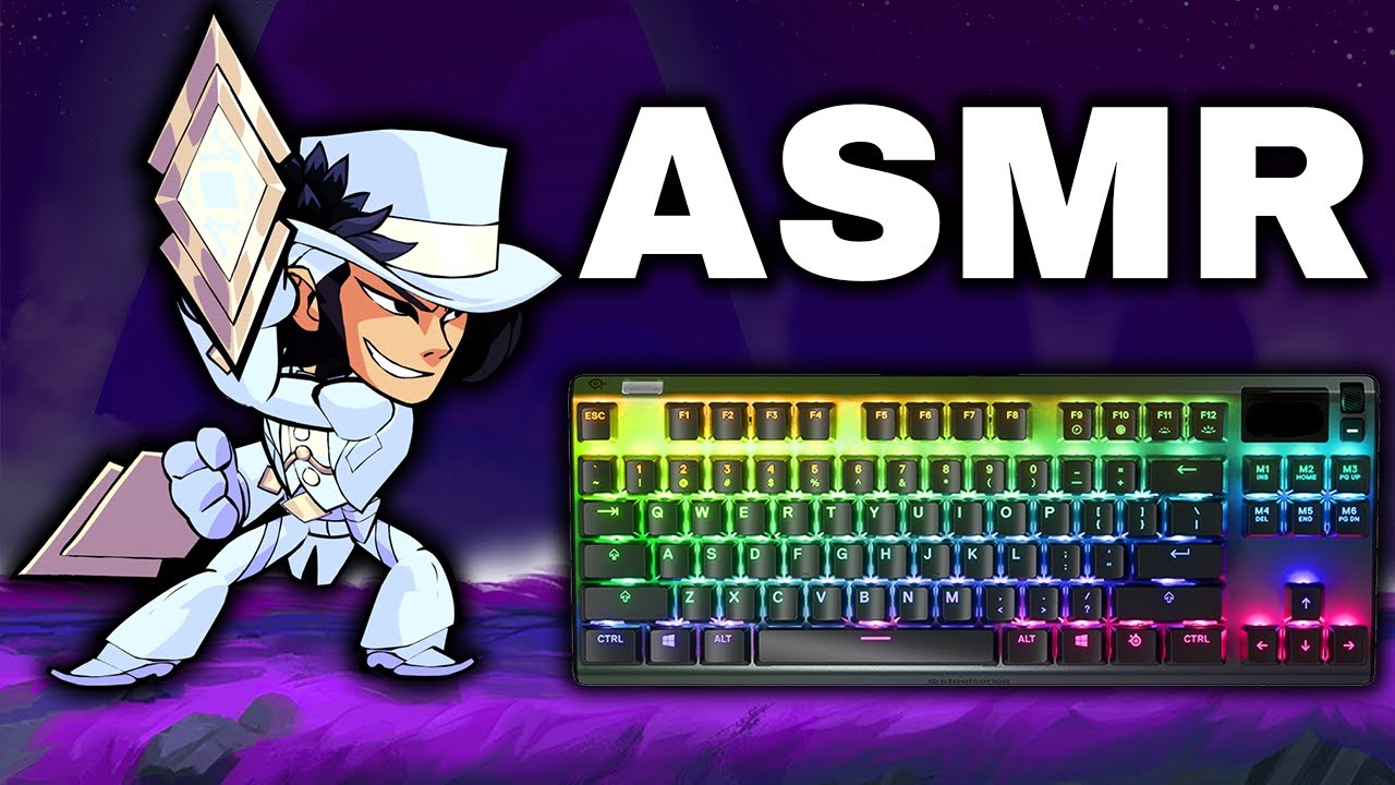 SteelSeries Apex Pro ASMR | Brawlhalla 1v1s - YouTube