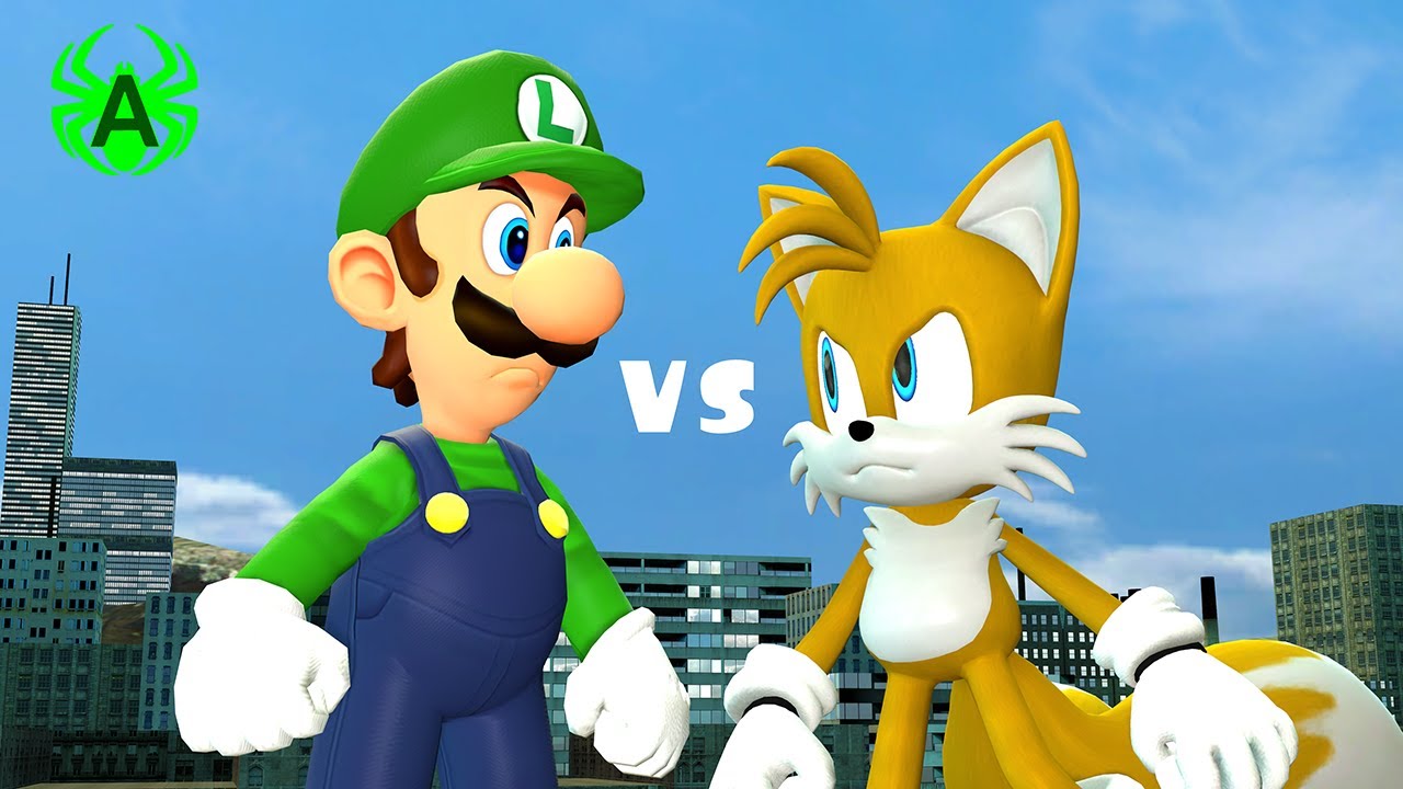Luigi VS Tails Help Challenge - YouTube