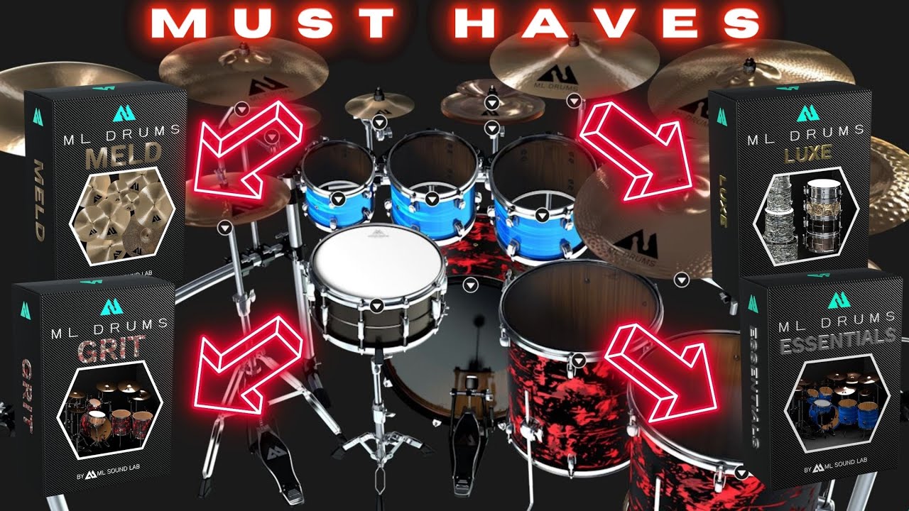 ML Drums - Quick Showcase: Power, Precision, and Clarity! - YouTube