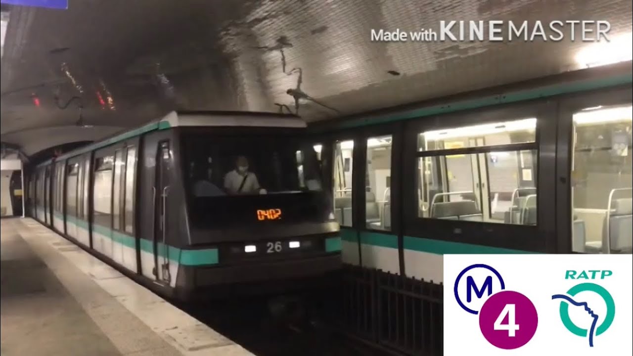 M4 : MP89 CC à Porte de Clignancourt - YouTube