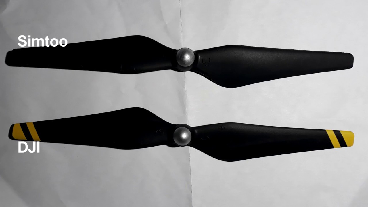 SIMTOO DRAGONFLY PRO. Comparativa hélices Simtoo/DJI - YouTube