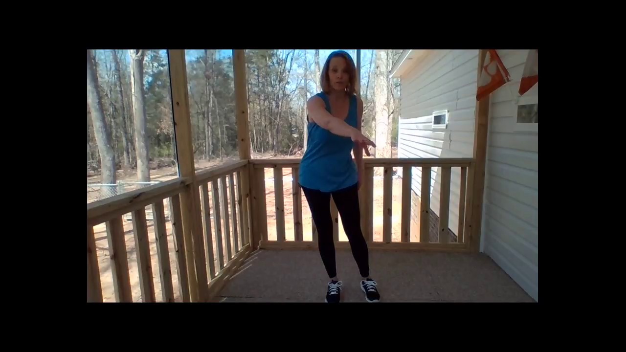 Toe touch kick with opposite toe tap - YouTube