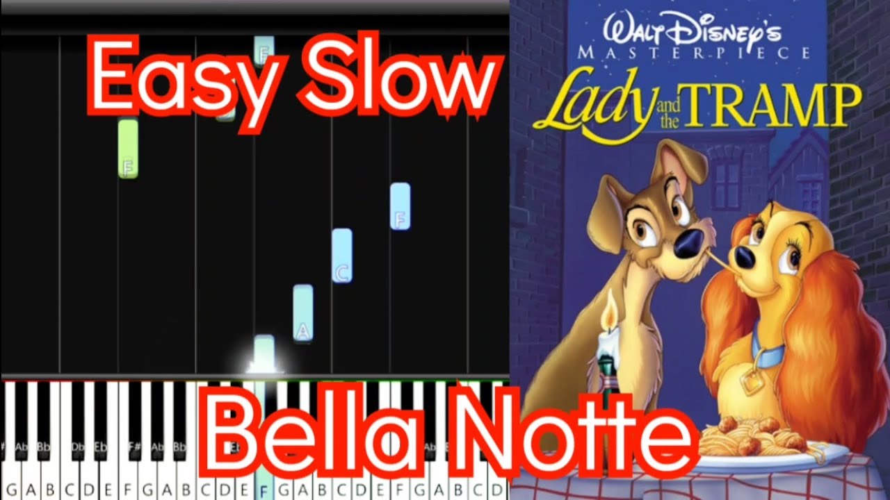 Bella Notte | Lady And The Tramp | Disney | Synthesia - YouTube