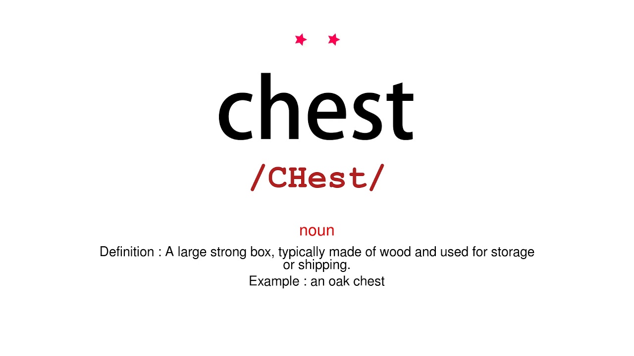 How to pronounce chest - Vocab Today - YouTube