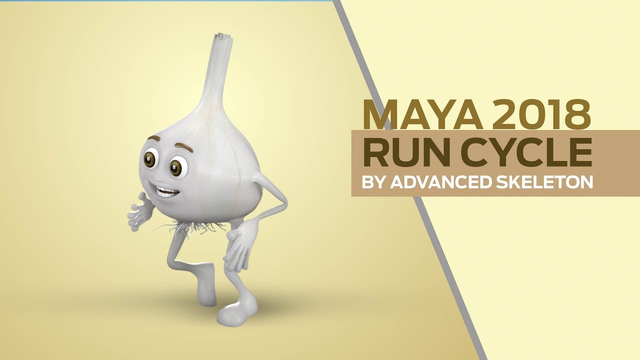 Run Cycle -Tutorial | With Advanced Skeleton Setup Maya 2018 - YouTube