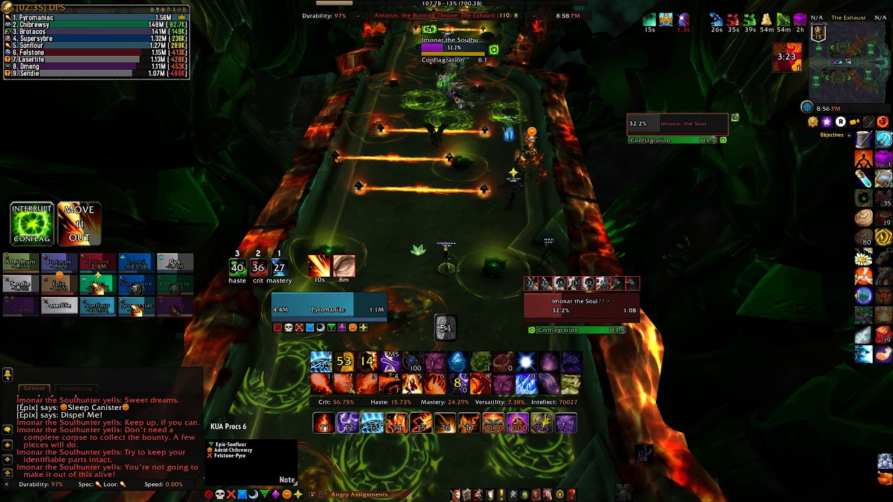 Wow raid - My UI - YouTube