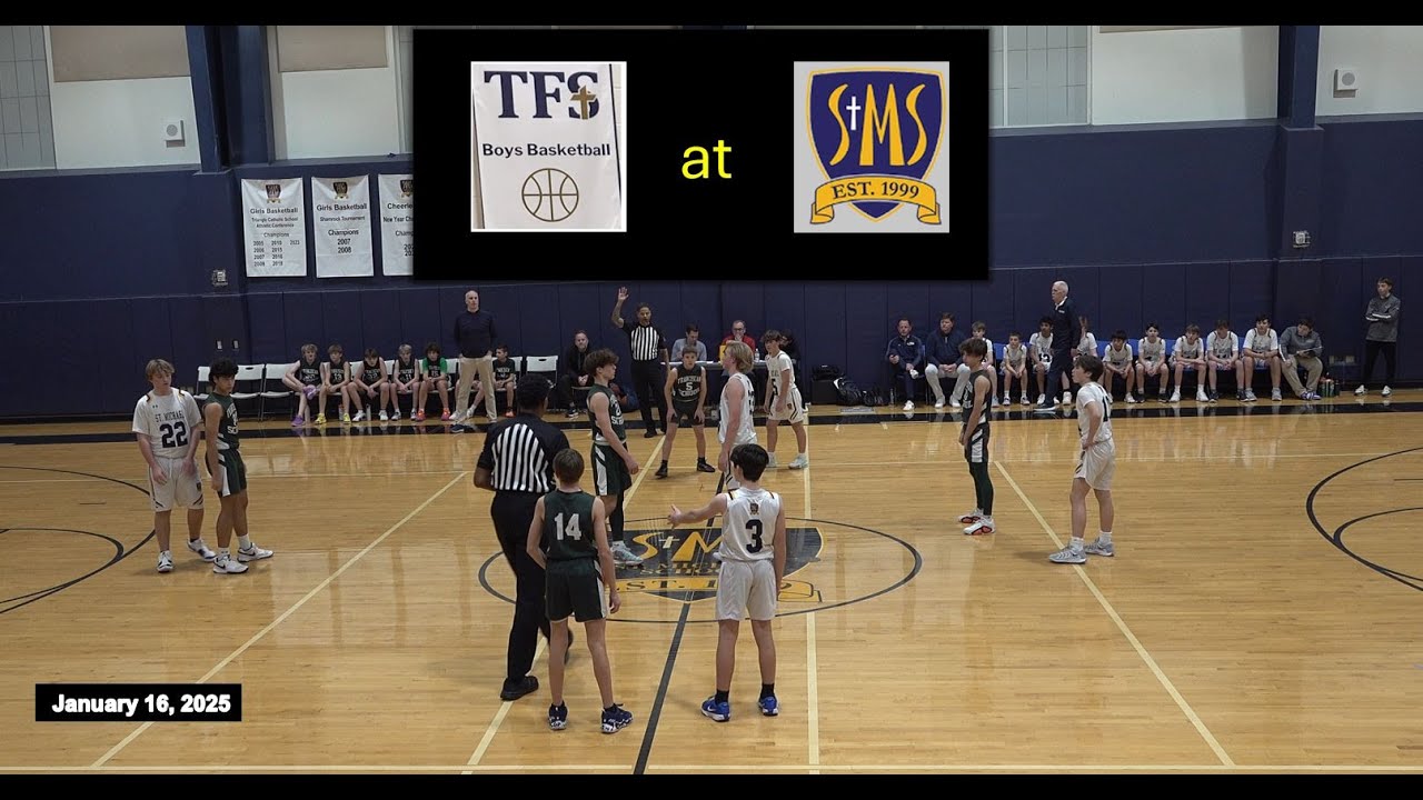 2025-01-16 - TFS at St. Michaels - Boys Varsity Basketball - Middle ...