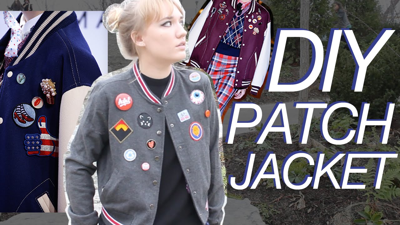 DIY PATCH JACKET | inspired by Marc Jacobs - YouTube