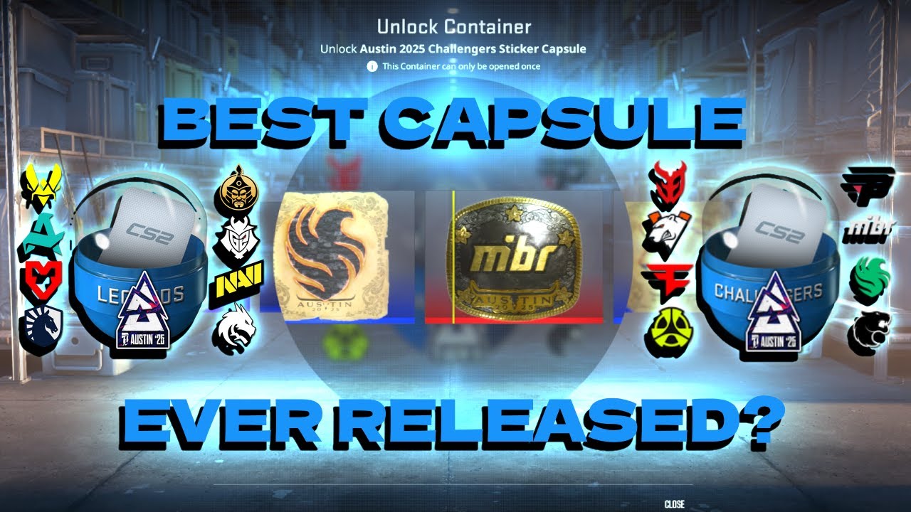 THE NEW STICKER CAPSULES ARE A GOLD MINE! | AUSTIN 2025 Sticker Capsule ...