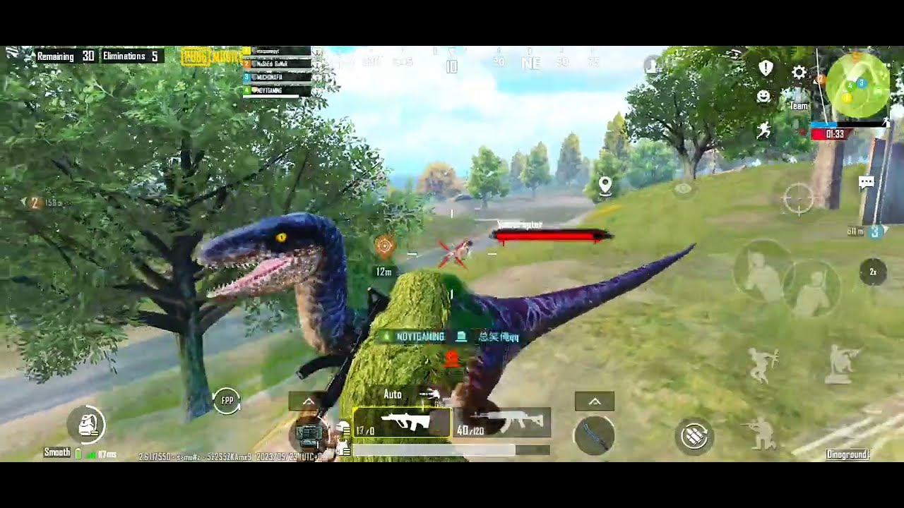 🐉 dragon temple fight 1v3 pubg mobile gameplay - YouTube