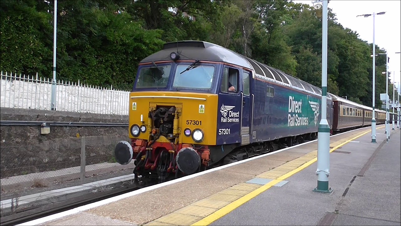 DRS Class 57 Belmond Northern Belle Kidderminster to Hove - Saturday ...