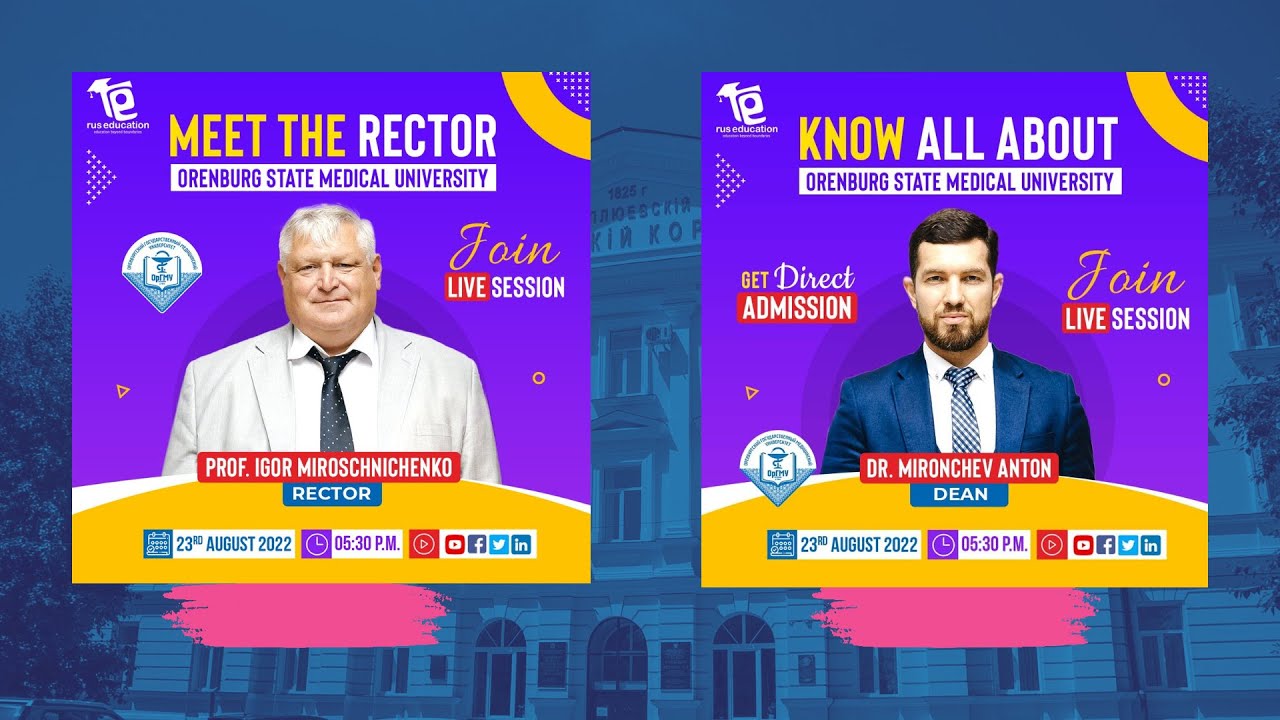 Meet & Interact with Prof. Miroschnichenko Igor, Rector & Dr. Mironchev ...