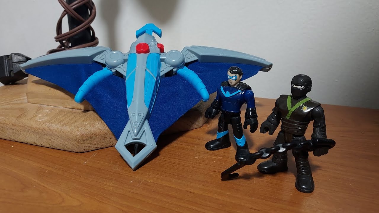 Imaginext DC Super Friends: Ninja Nightwing & Glider Toy Review🥷🪂 - YouTube