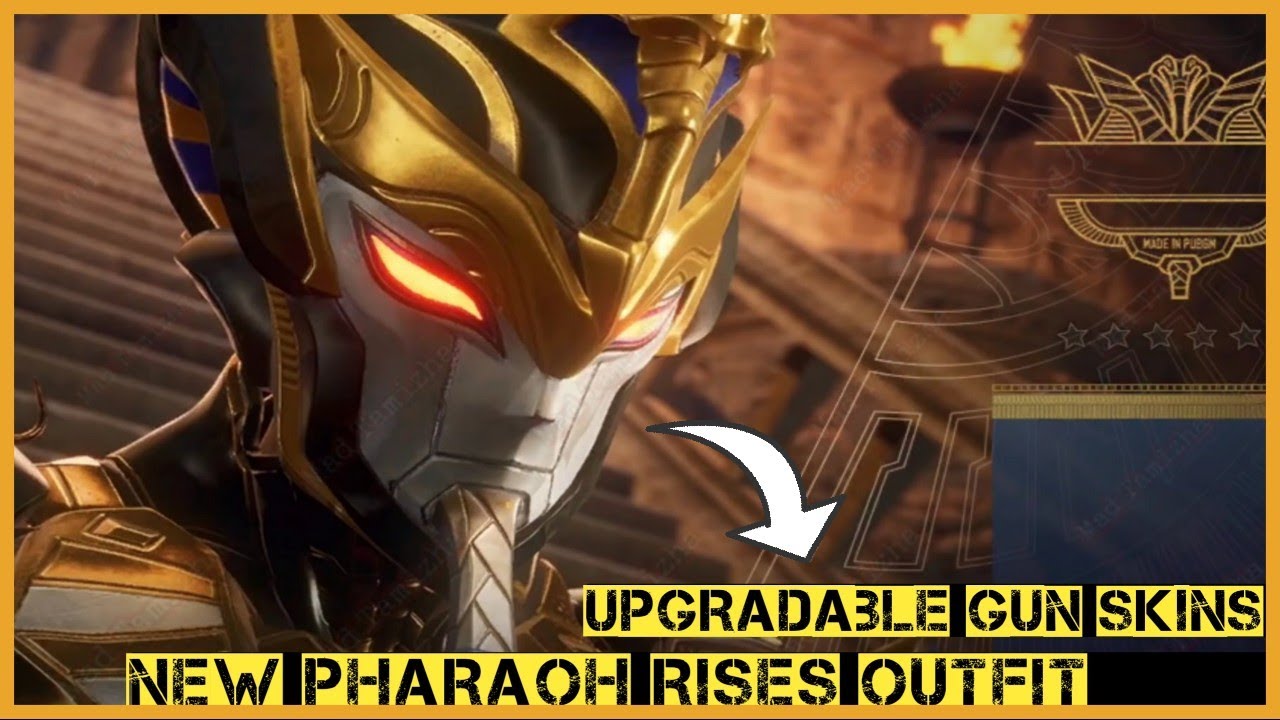 NEW PHARAOH RISES UPGRADABLE OUTFIT / LUCKY SPIN/ UPGRADABLE GUN SKIN ...