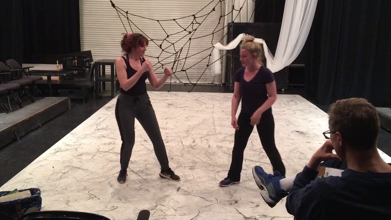 UCLA MFA Actors Annalise Staudt and Chelsea Giles - in class fight ...