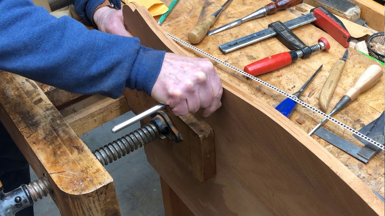 Cutting Groove in Edge of Top for Banding - YouTube