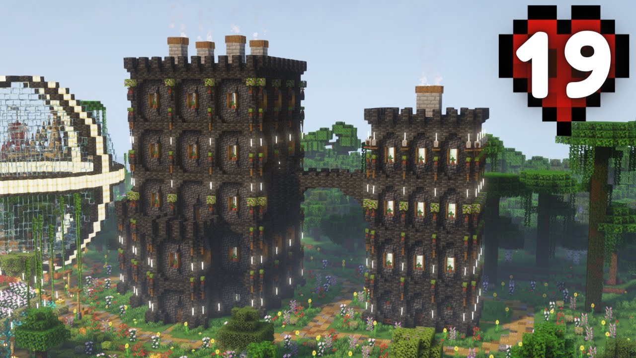 Minecraft 1.19 Hardcore Let's Play: Weaponsmith Trading Hall! Episode ...