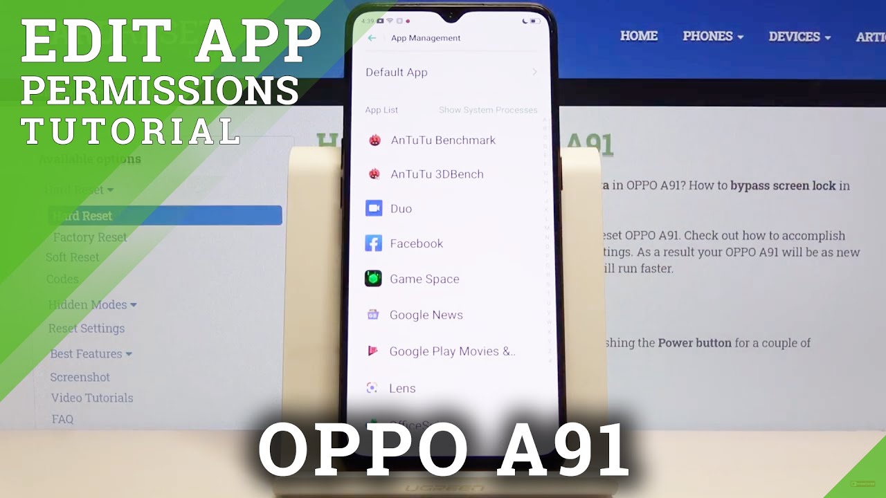 How to Change App Permissions in OPPO A91 – Find Permission Section ...