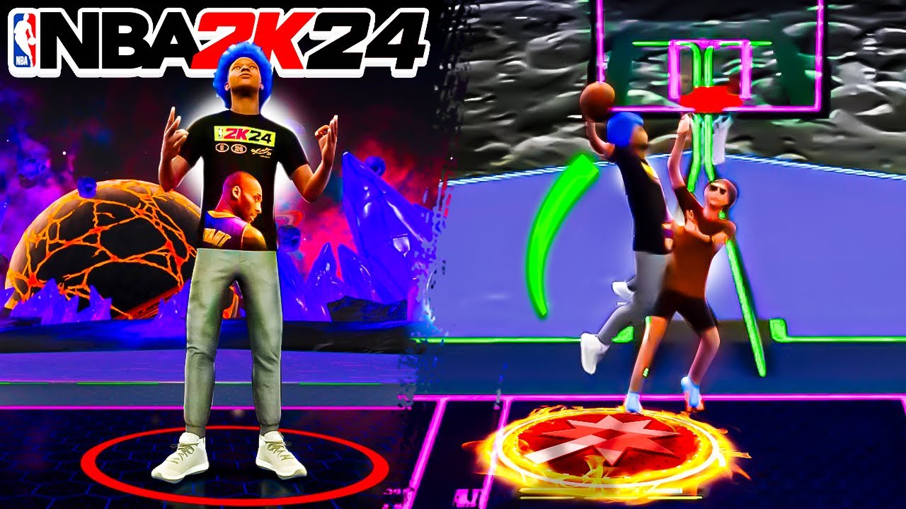 FIRST 1V1 SIMULATOR GAMEPLAY! INSANE CONTACT DUNK! NBA 2K24 CURRENT GEN ...
