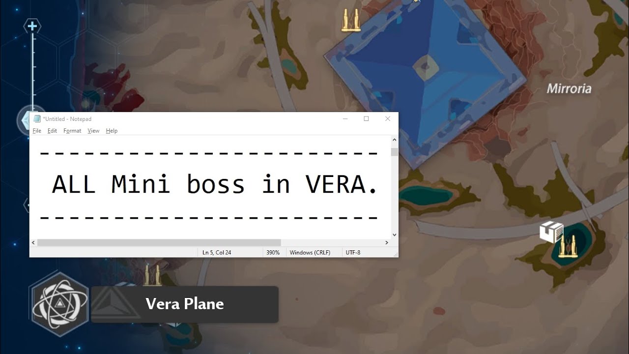 Tower of Fantasy All mini BOSS in VERA (using time stamp in ...