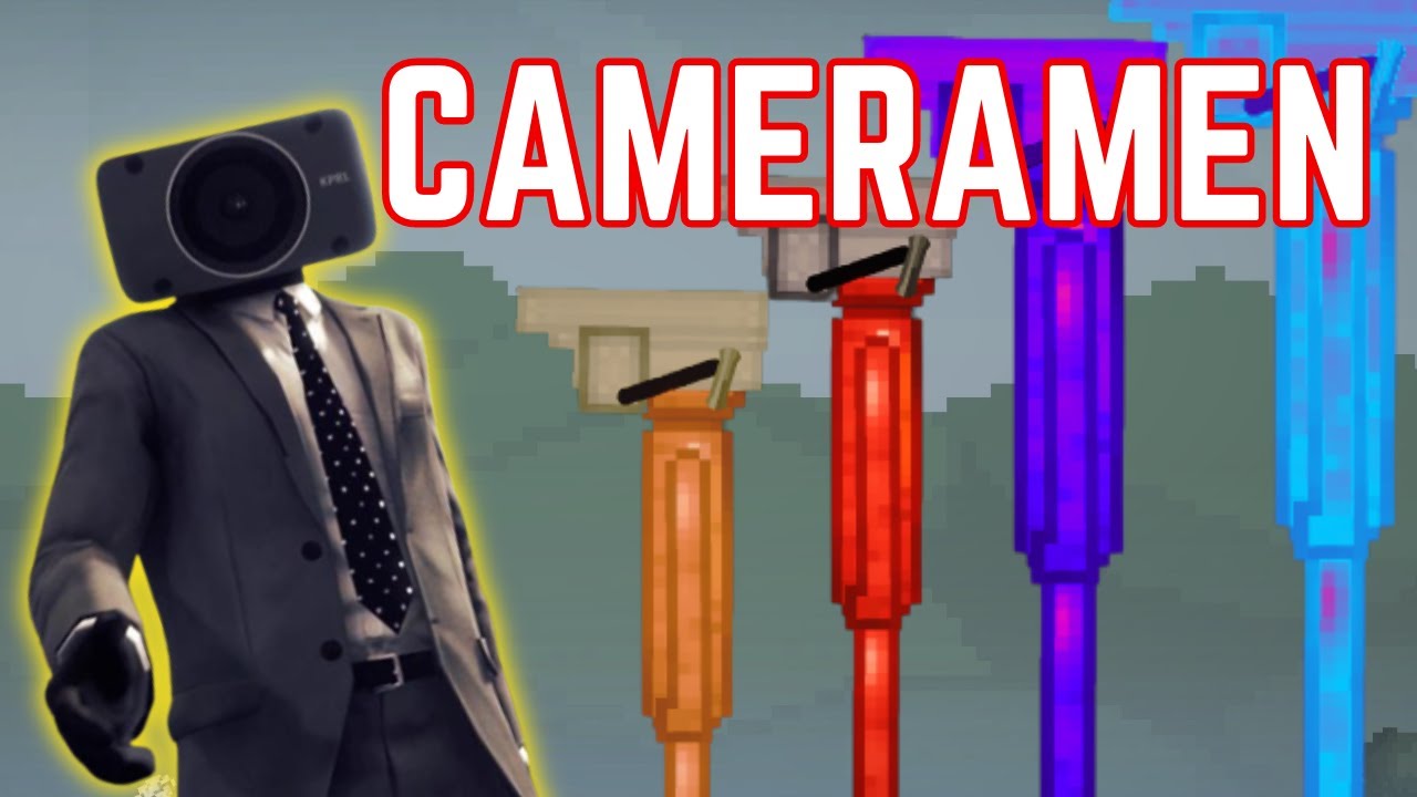 New Characters | Cameraman in Melon Playground - YouTube