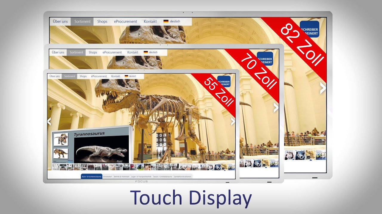 Interaktives Touch Display für Konferenzräume - YouTube