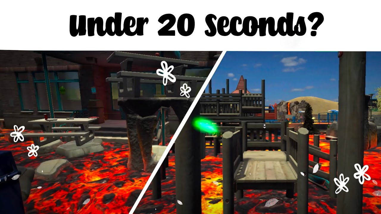 Under 20 Seconds Big Kids Side Speedrun in Hot Lava - YouTube