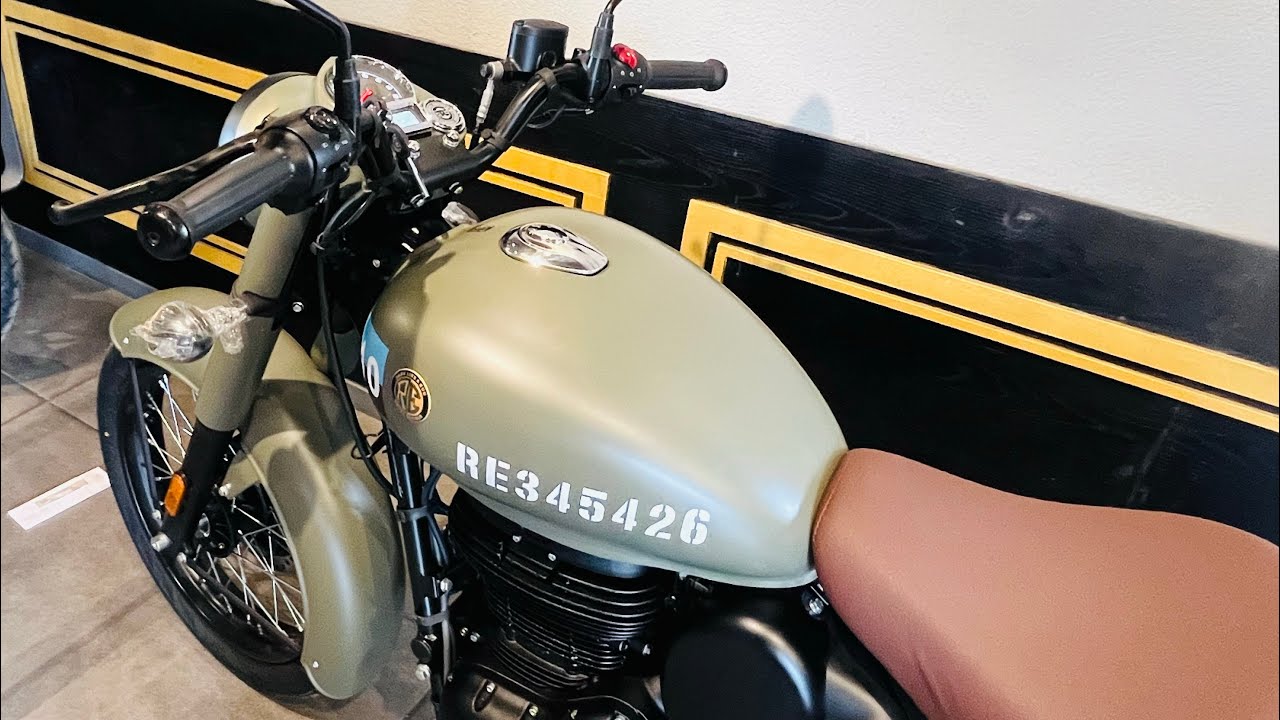 Royal Enfield Classic 350 Marsh Grey 2023 Review || On Road price ...