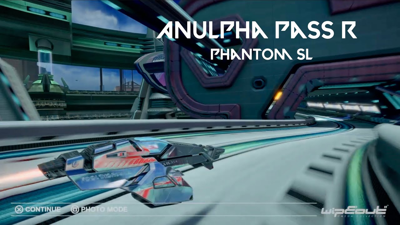 WipEout Omega | Anulpha Pass Reverse | Phantom Speed Lap - YouTube