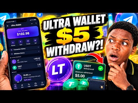 Ultra Wallet Airdrop: $5 Withdrawal Minimum?! | LT Token, Mining & Full Guide