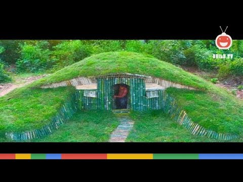 Unbelievable! A Small Hill become Beautiful Underground House Build by ...
