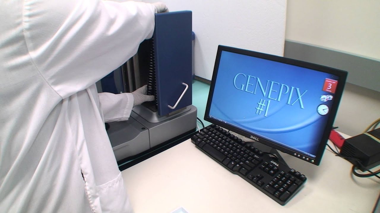 GenePix SL50 Automated Slide Loader - YouTube