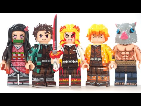 Lego Demon Slayer: Kimetsu no Yaiba 鬼滅の刃 Unofficial Lego Minifigures ...
