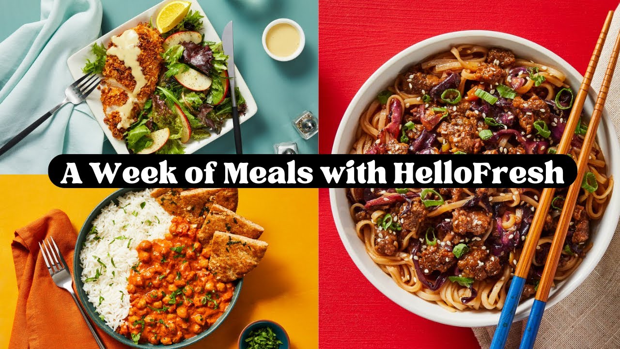 Cooking in Residency | One Week of Meals with HelloFresh - YouTube
