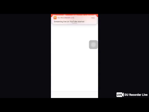 Livestream via DU Recorder Live