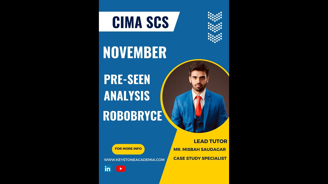 CIMA Strategic Case Study (SCS) Nov23_Feb24 Pre-seen Analysis Part 1 ...