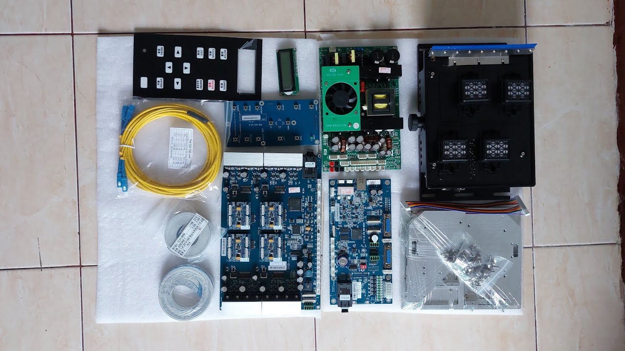 Unboxing Hoson Board Kit 2 Set Epson i3200 Untuk Upgrade ke Medan - YouTube