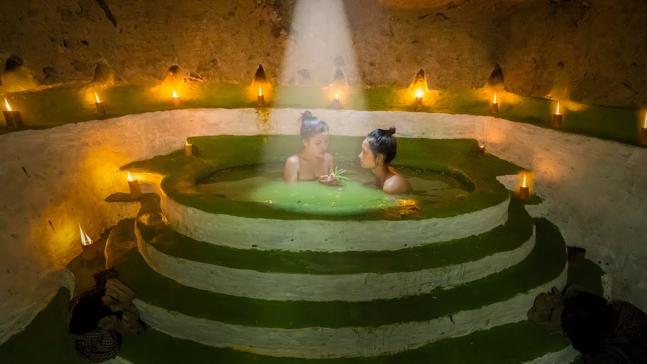 Amazing Girls Show How to Build Secret Underground Pool by Ancient ...