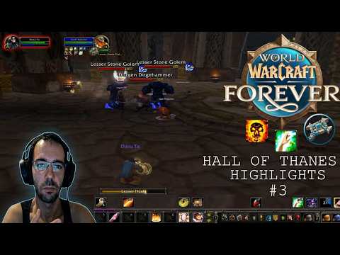 WoW Forever Beta #3 Hall of Thanes (New Dungeon) Priest DPS/Healing Gameplay Highlights
