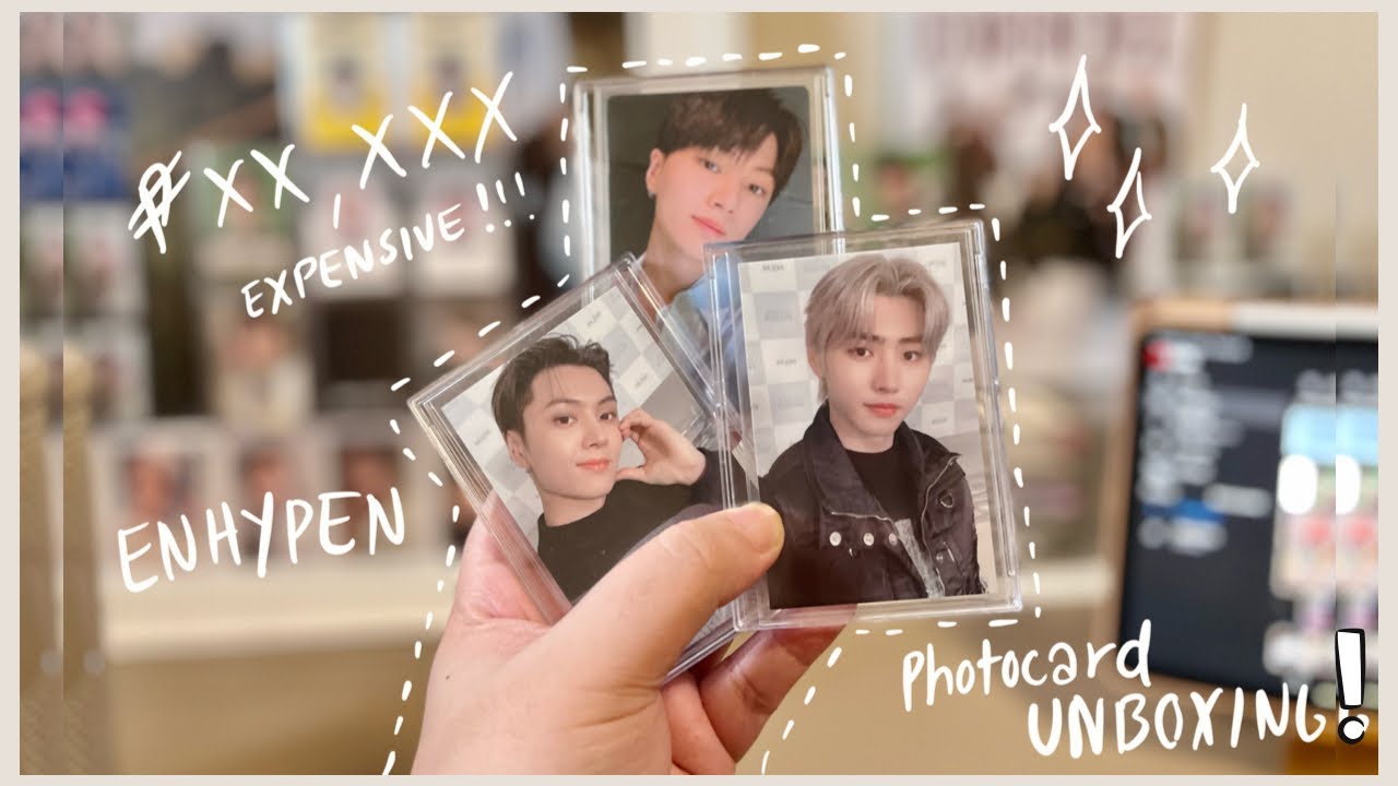 Unboxing Expensive Enhypen Photocards Broadcast YouTube Unboxing Expensive Enhypen Photocards Broadcast YouTube