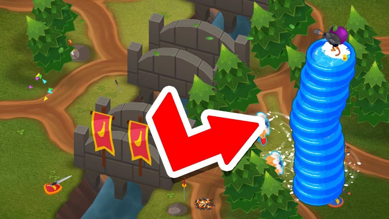 BloonsTD 6 - Ravine Map has a New Exploit?!... That will make you WIN ...