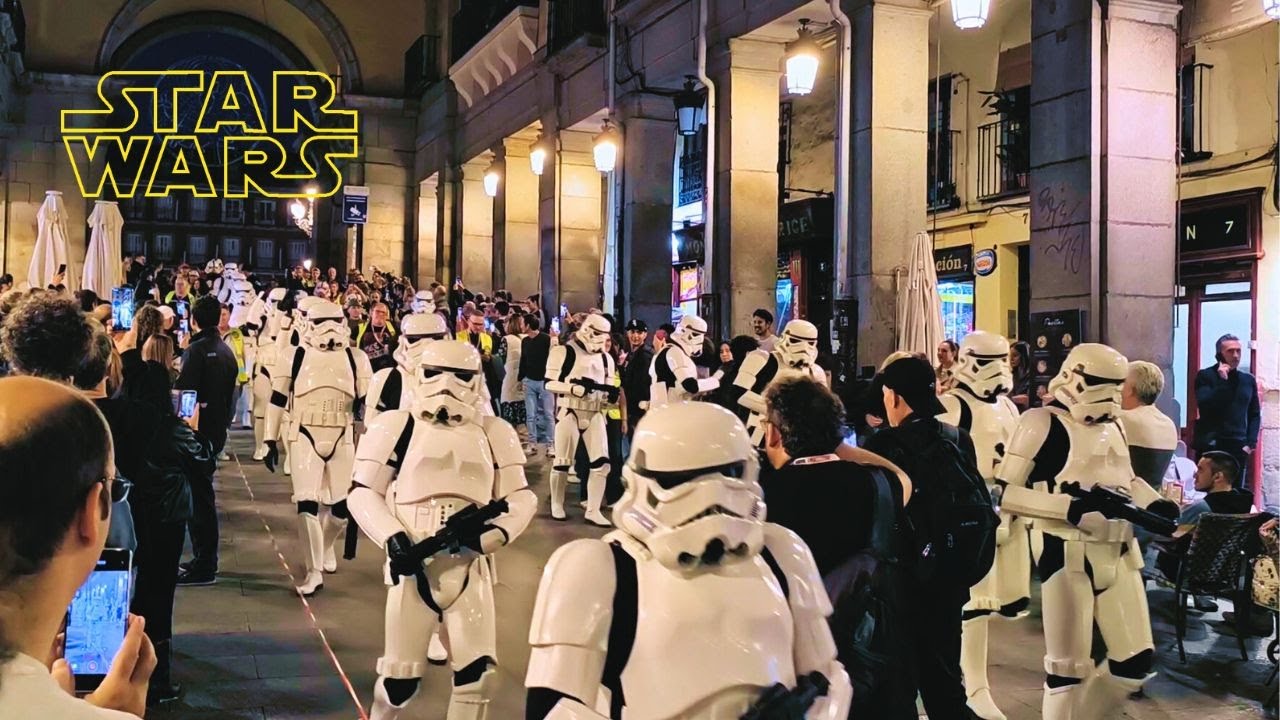 MADRID Epic STAR WARS Parade 2024 | Iconic Characters March & Orchestra ...
