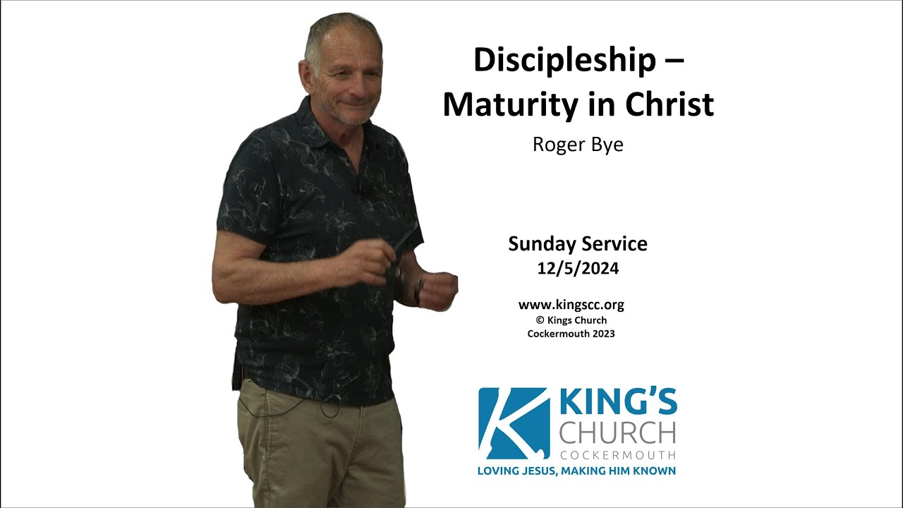 Discipleship - Maturity in Christ - YouTube