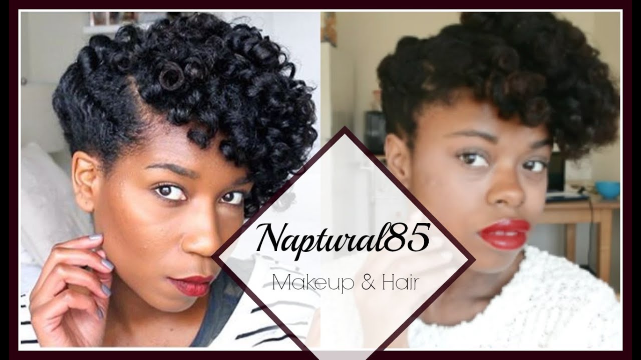 NAPTURAL85 MAKEUP & HAIR LOOK | Natural Hair - YouTube